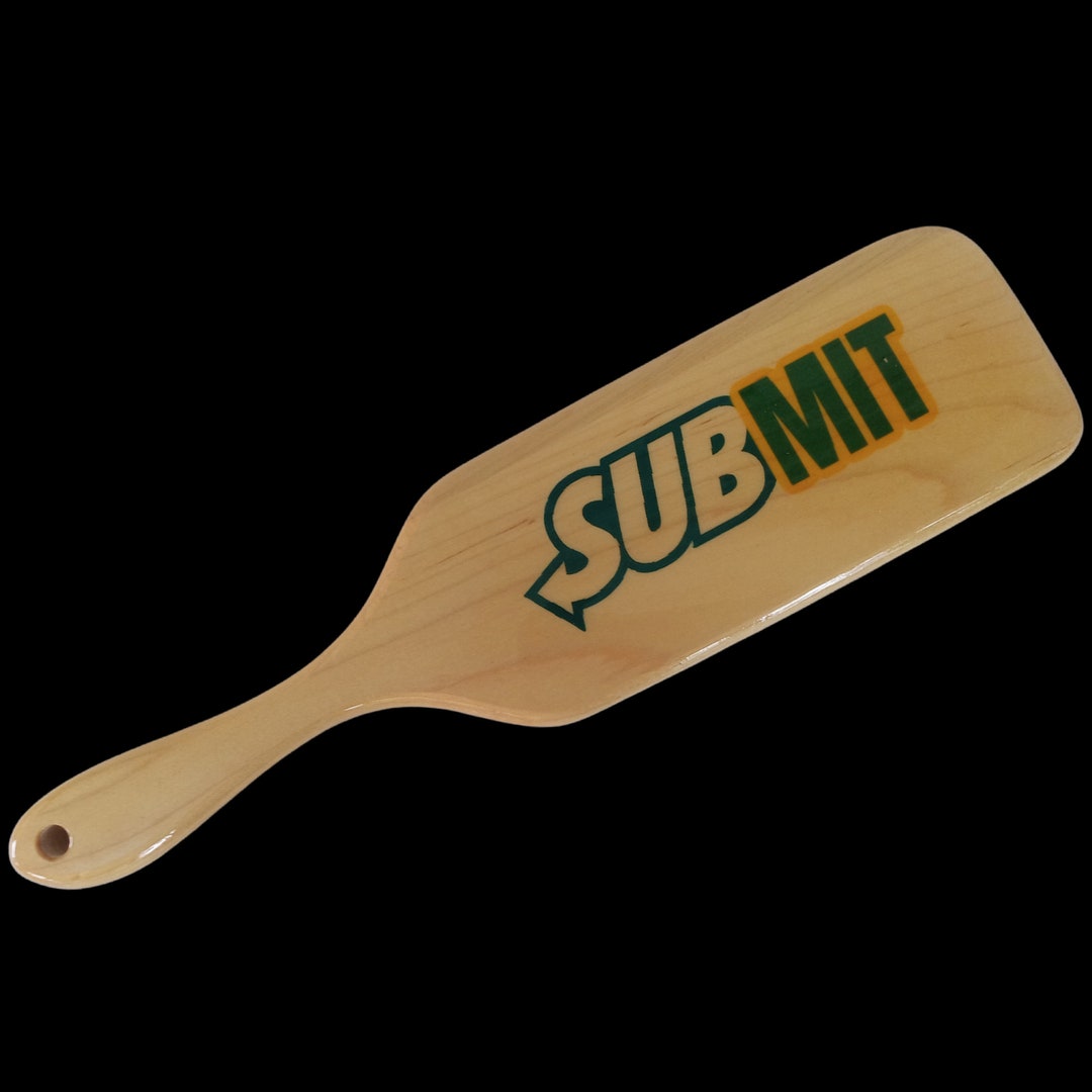 Maple Wood Spanking Paddle 13-3/4 X3-1/2 X 5/8" "submit" - Etsy
