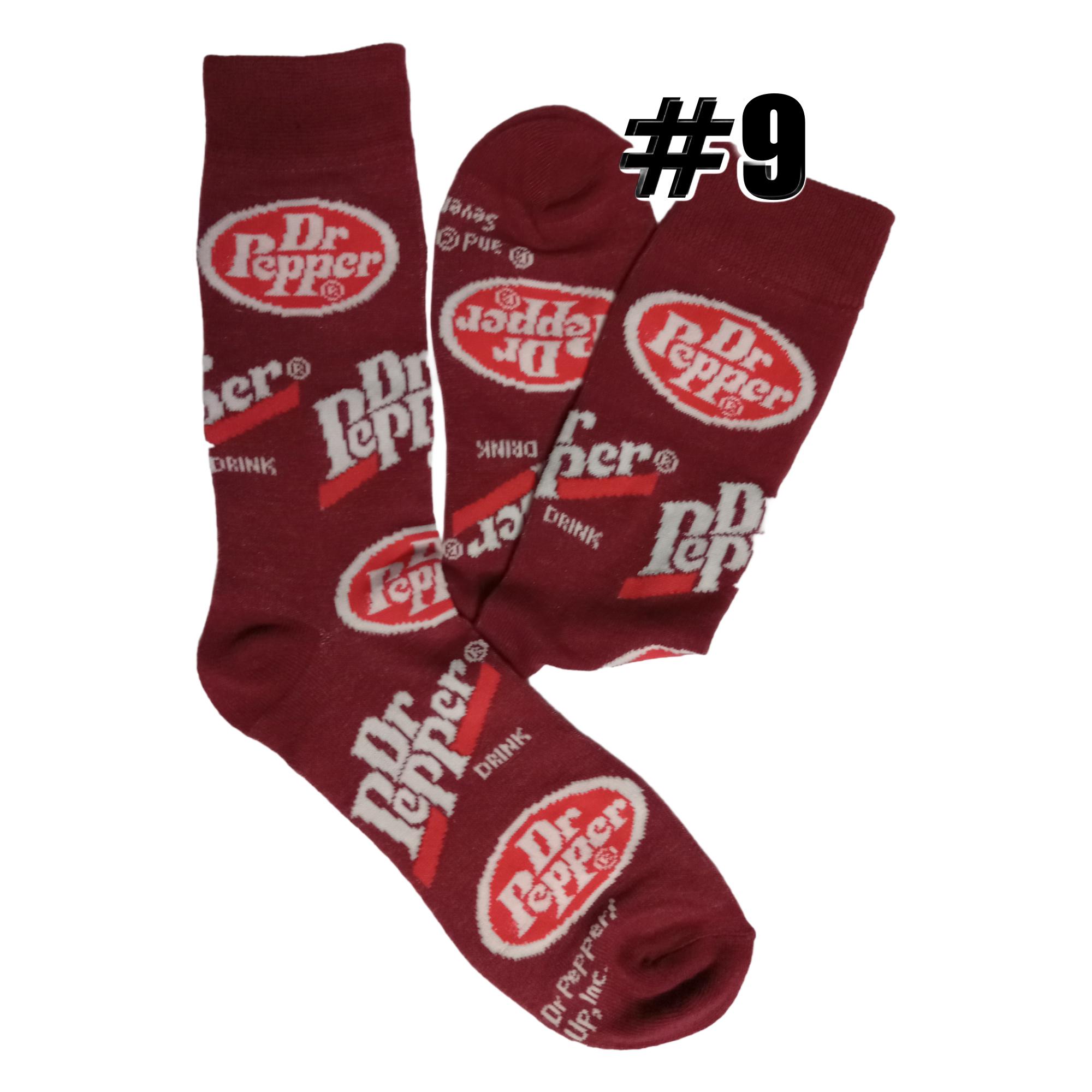 Soda Pop Themed Silly Crew Socks - Etsy