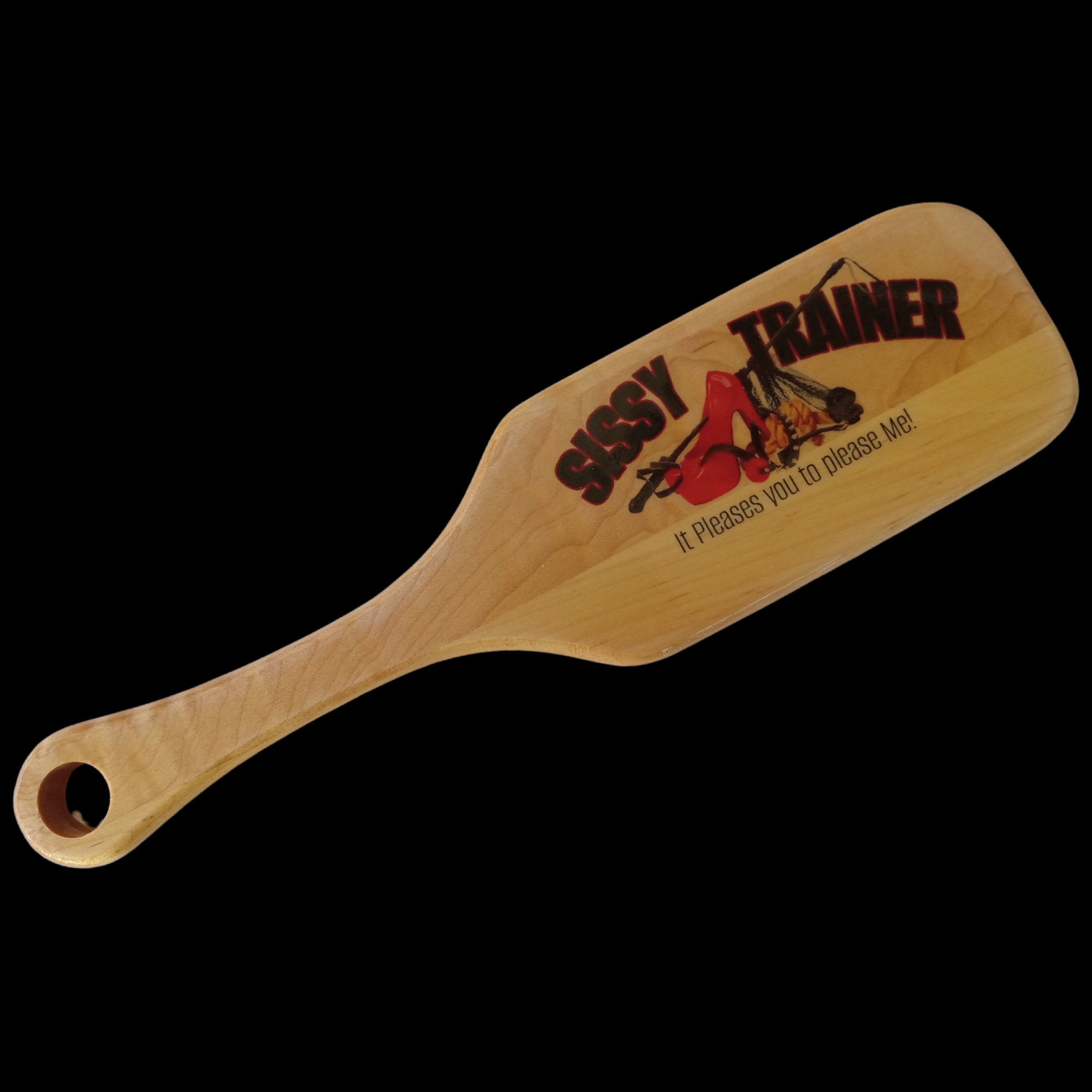 Maple Wood Otk Spanking Paddle 11 5 8 X 3 X 1 2 Sissy Trainer Etsy