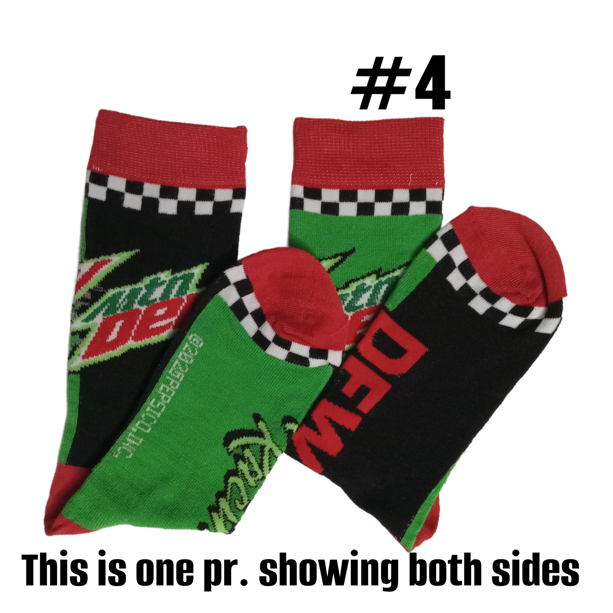 Soda Pop Themed Silly Crew Socks - Etsy