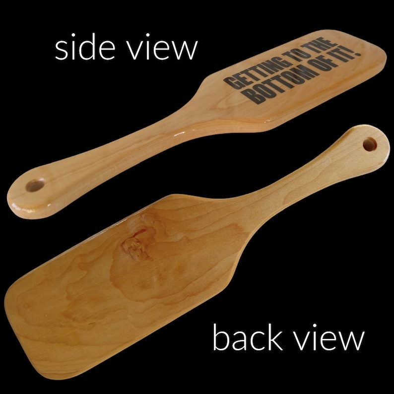 Maple Wood OTK Spanking Paddle 11-5/8" X 3" X 1/2" "getting to the ...