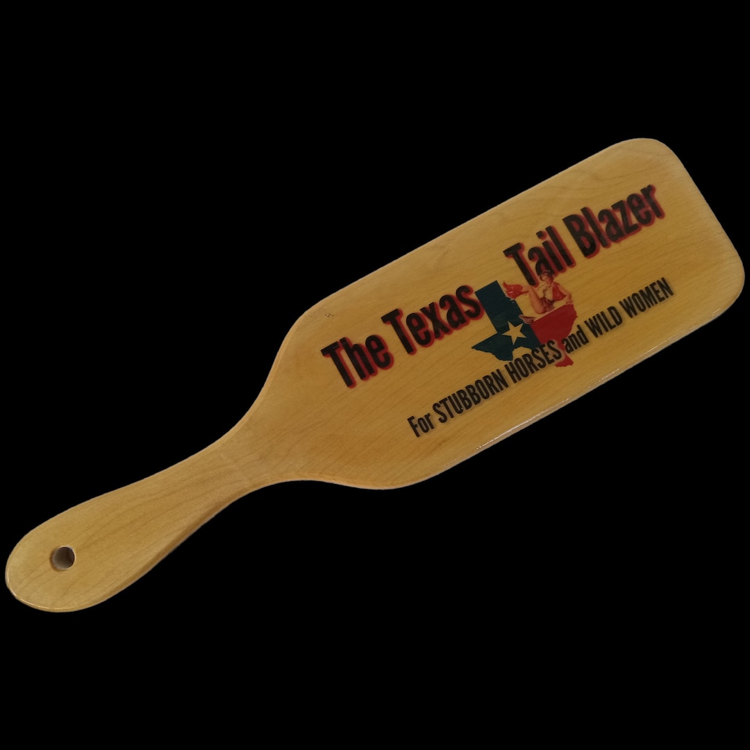 X-MAS SALE! Maple Wood Spanking Paddle 13-3/4 X3-5/8 X 5/8"" "texas ...