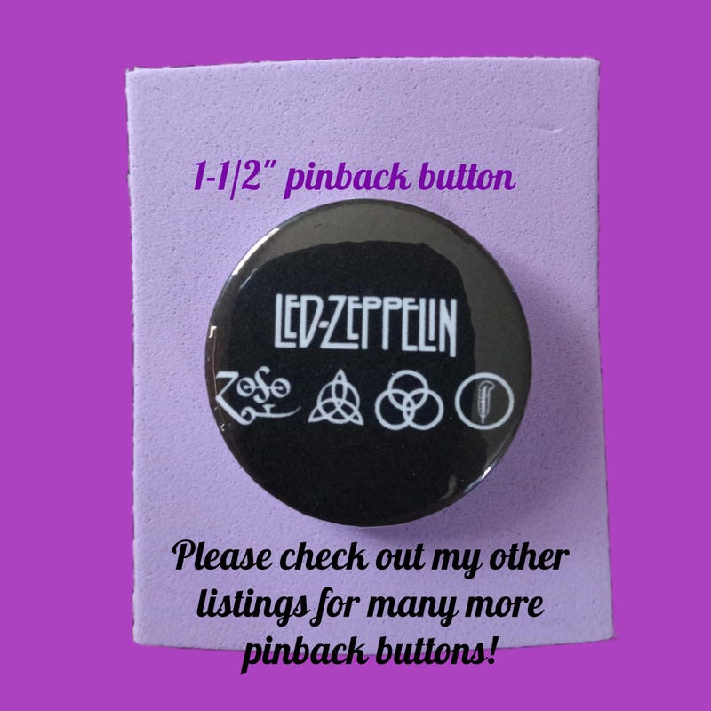 Led Zeppelin Pin - Etsy