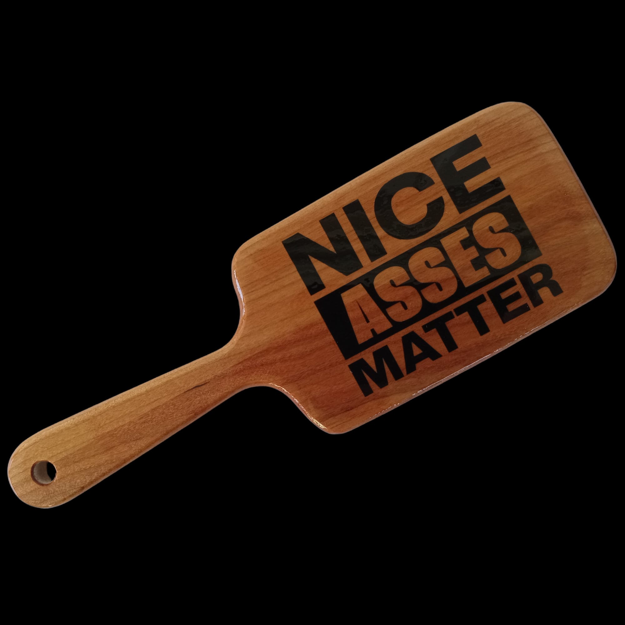 Large Brush Size nice Asses Matter Cherry Wood Spanking Paddle 10-1/4 X ...
