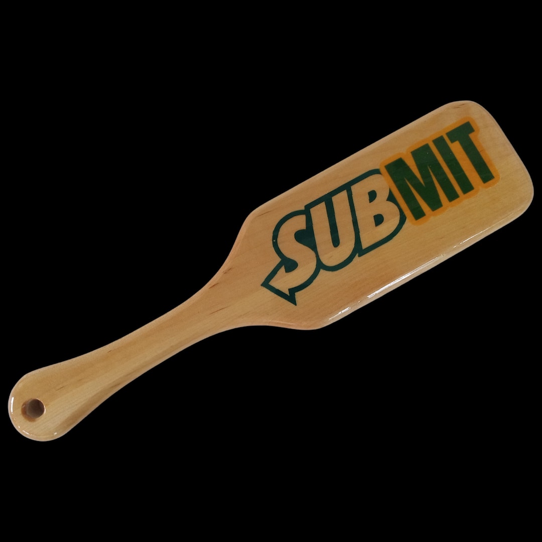 Maple Wood OTK Spanking Paddle 11-3/4 X 3 X 1/2" "submit" - Etsy
