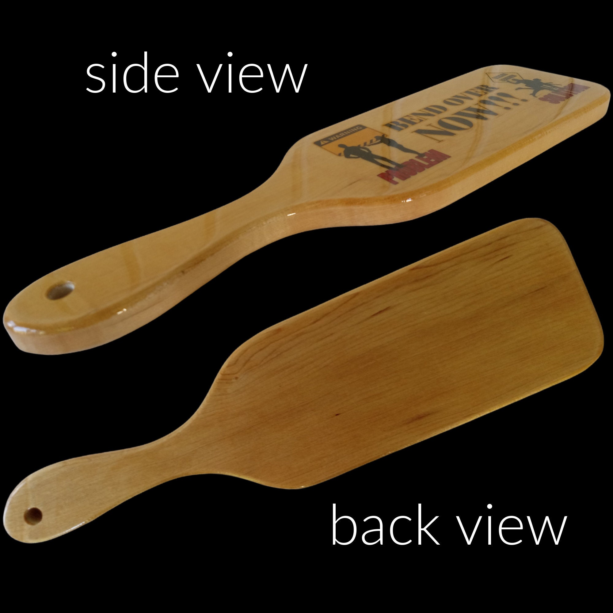 Maple Wood Spanking Paddle 13-3/4 X3-1/2 X 5/8 bend OVER Now - Etsy