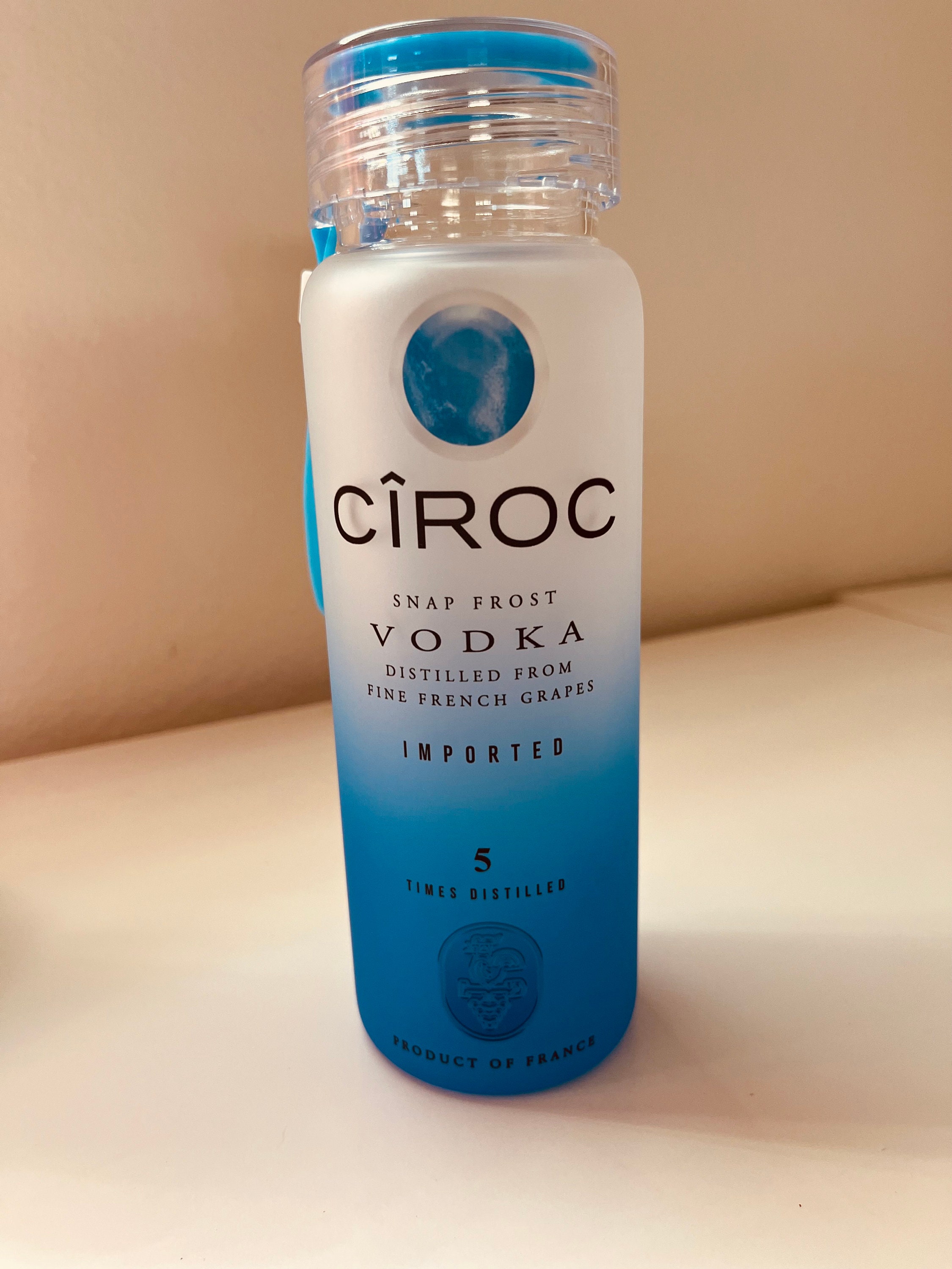 16oz Ciroc Inspired Color Glass Bottles - Etsy