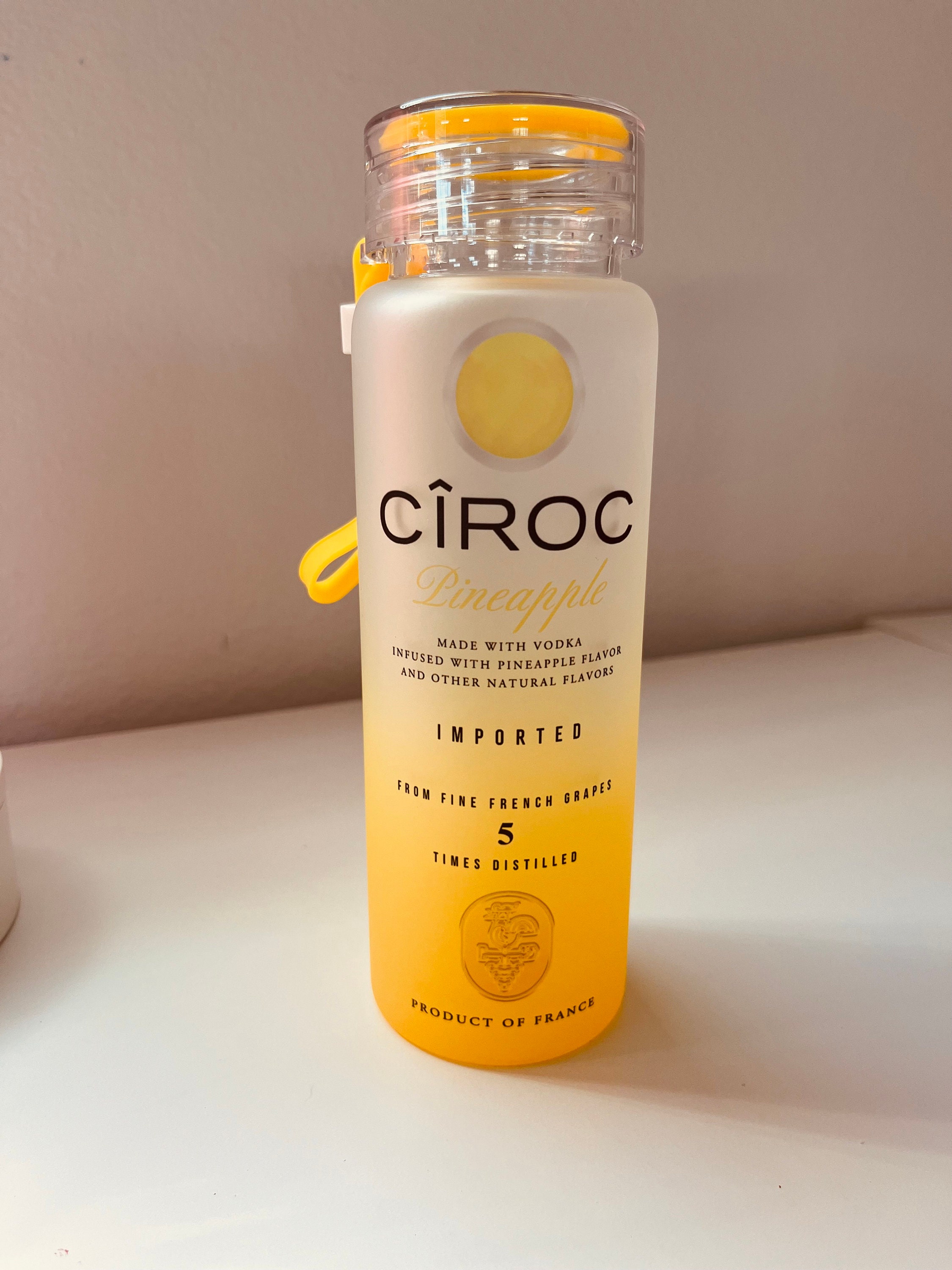 16oz Ciroc Inspired Color Glass Bottles - Etsy