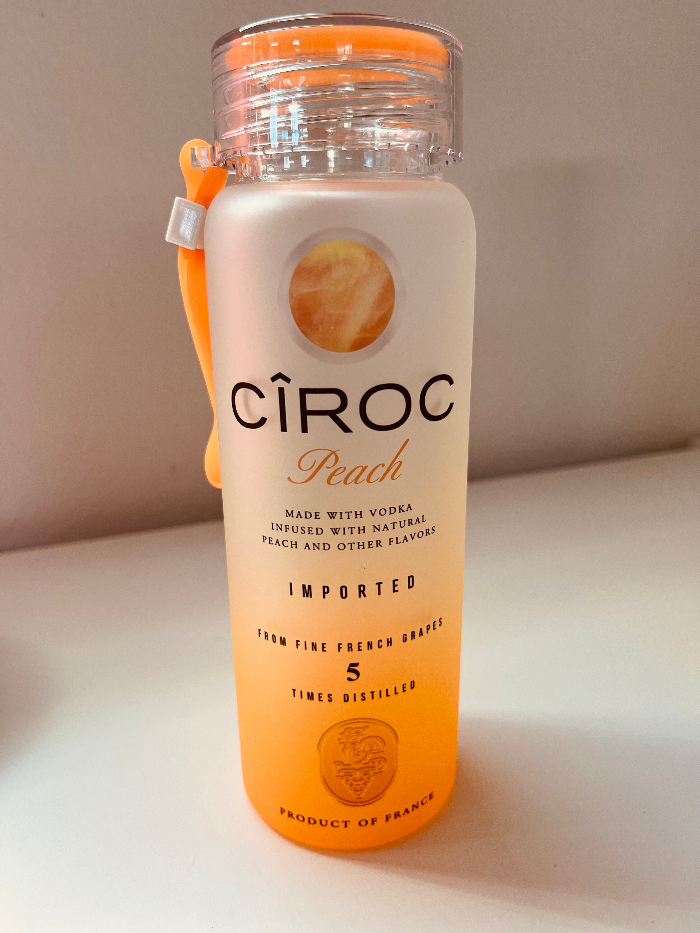 16oz Ciroc Inspired Color Glass Bottles - Etsy