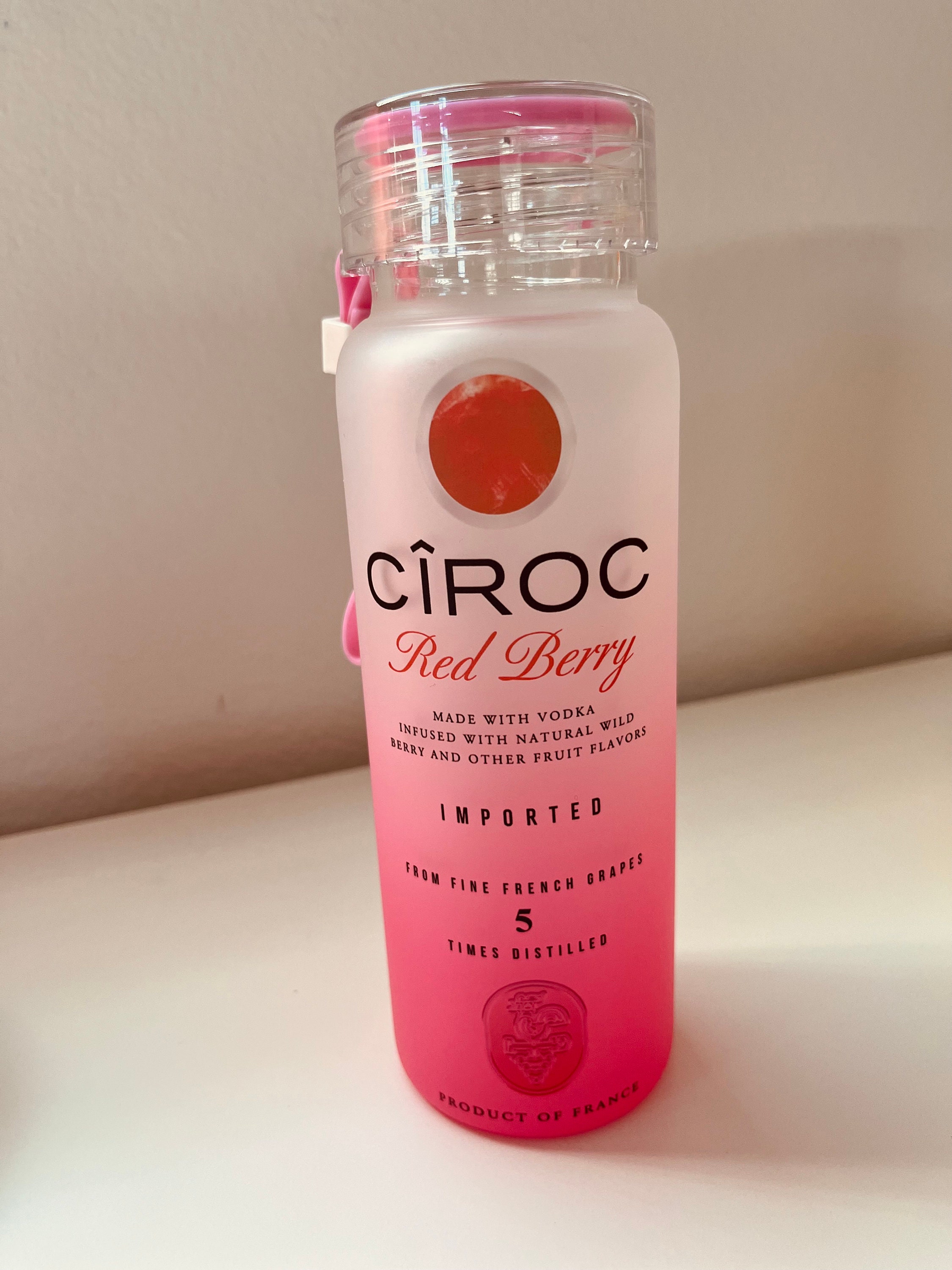 16oz Ciroc Inspired Color Glass Bottles - Etsy