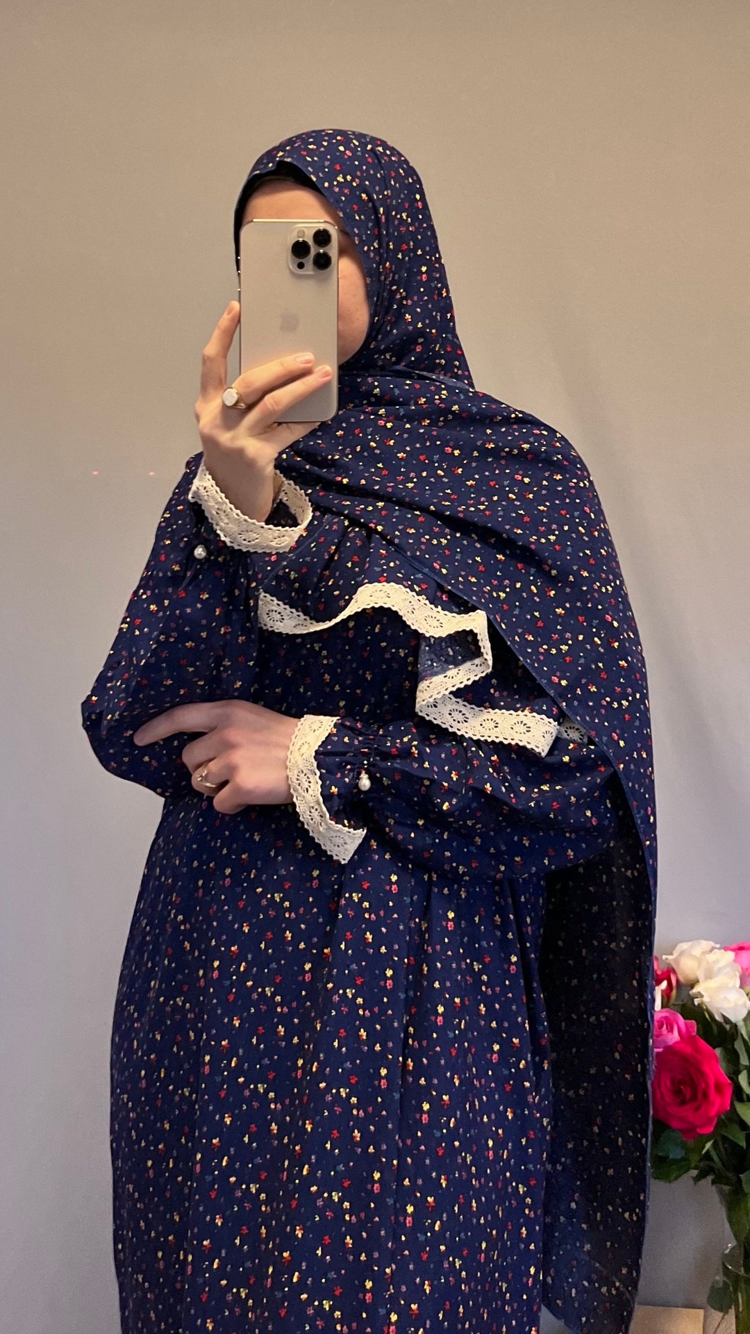 Prayer Dress Abaya Jilbab Maxi Dress Khimar Muslim Prayer Dress Modest ...