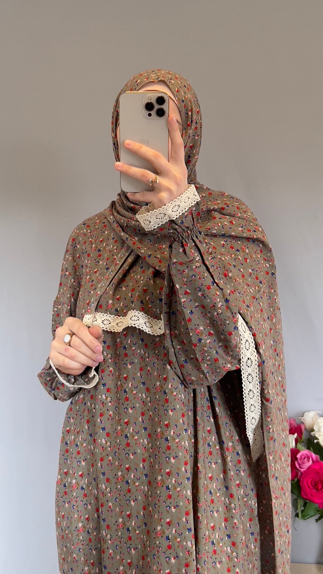 Prayer Dress / Eid Gift / Prayer Clothes Muslim / Prayer Abaya Set ...