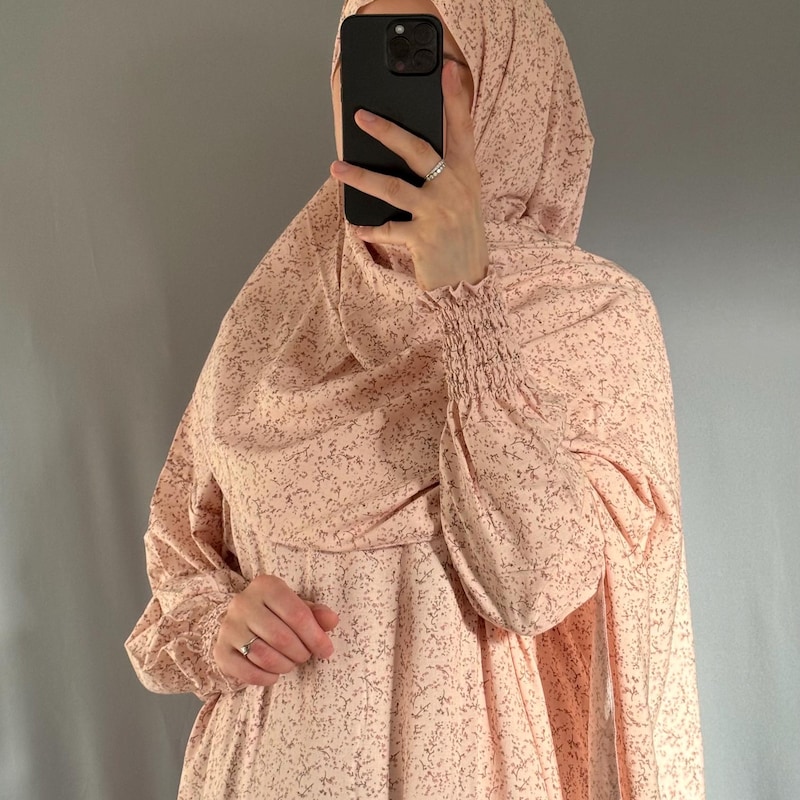 Purple Jilbab Abaya - Etsy UK