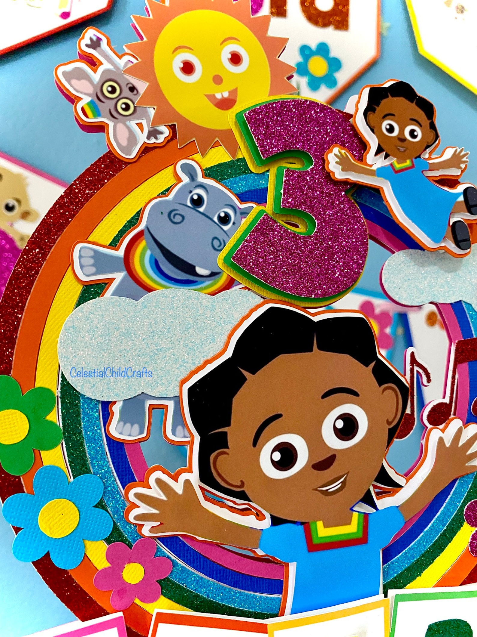 Akili and Me Cake Topper and Banner Birthday Cake Topper Akili - Etsy