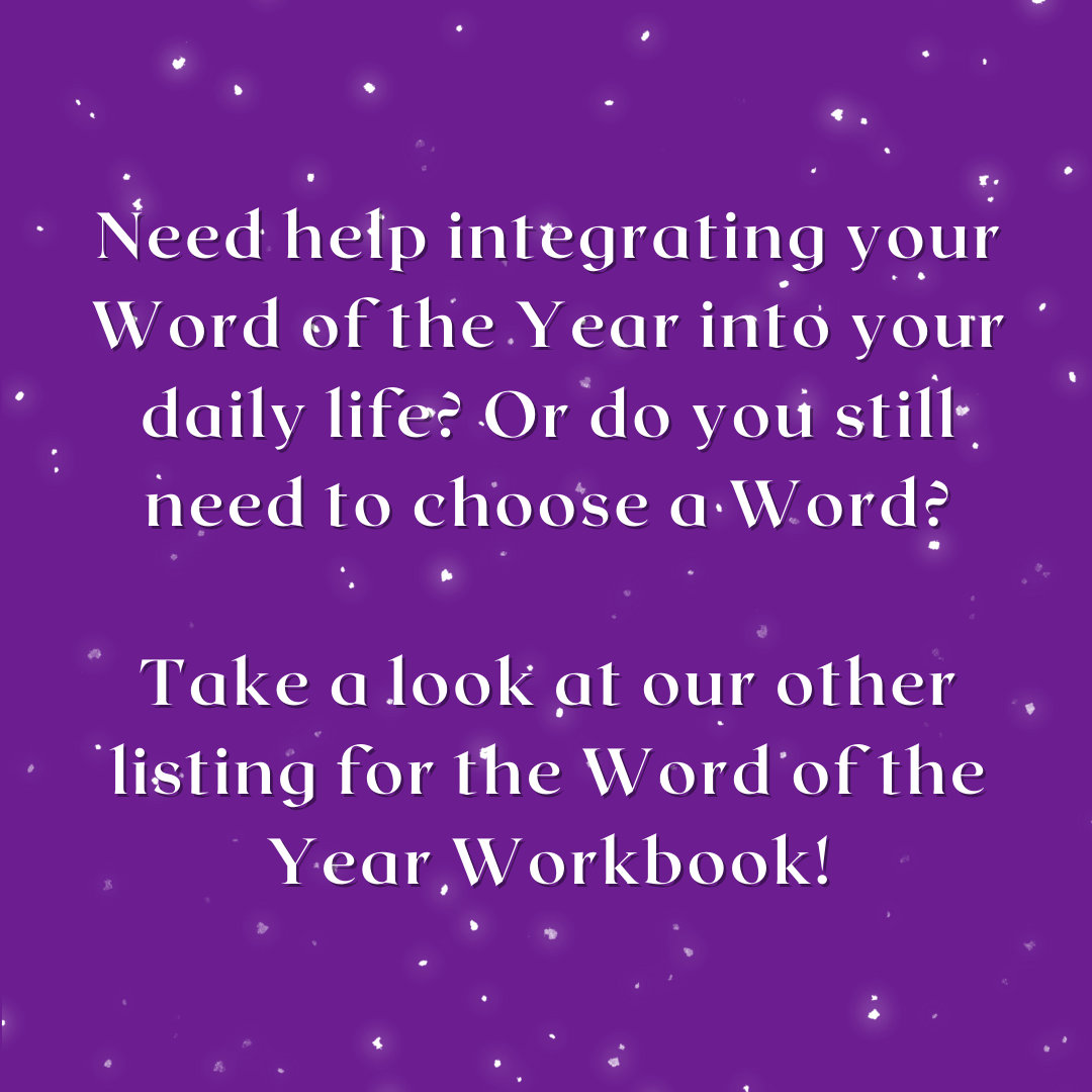 Word of the Year Affirmation Cards for Motivation, Abundance, and ...