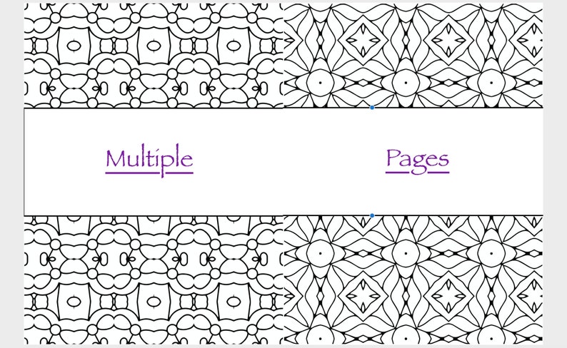 Geometric Coloring Pages - Etsy