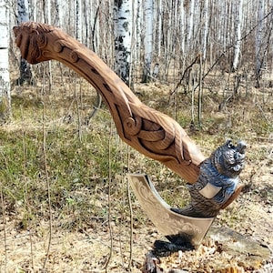 Ax Bear Grizzly Gift for Men, the Best Choice, Stylish Author's Work Ax ...