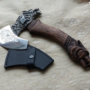 Fist Ax Wolf Fenrir Gift for Man Best Choice Stylish Work Ax ...