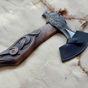 Wolf Ax Gift for Men, Best Choice, Stylish Handmade Ax, Collectible ...