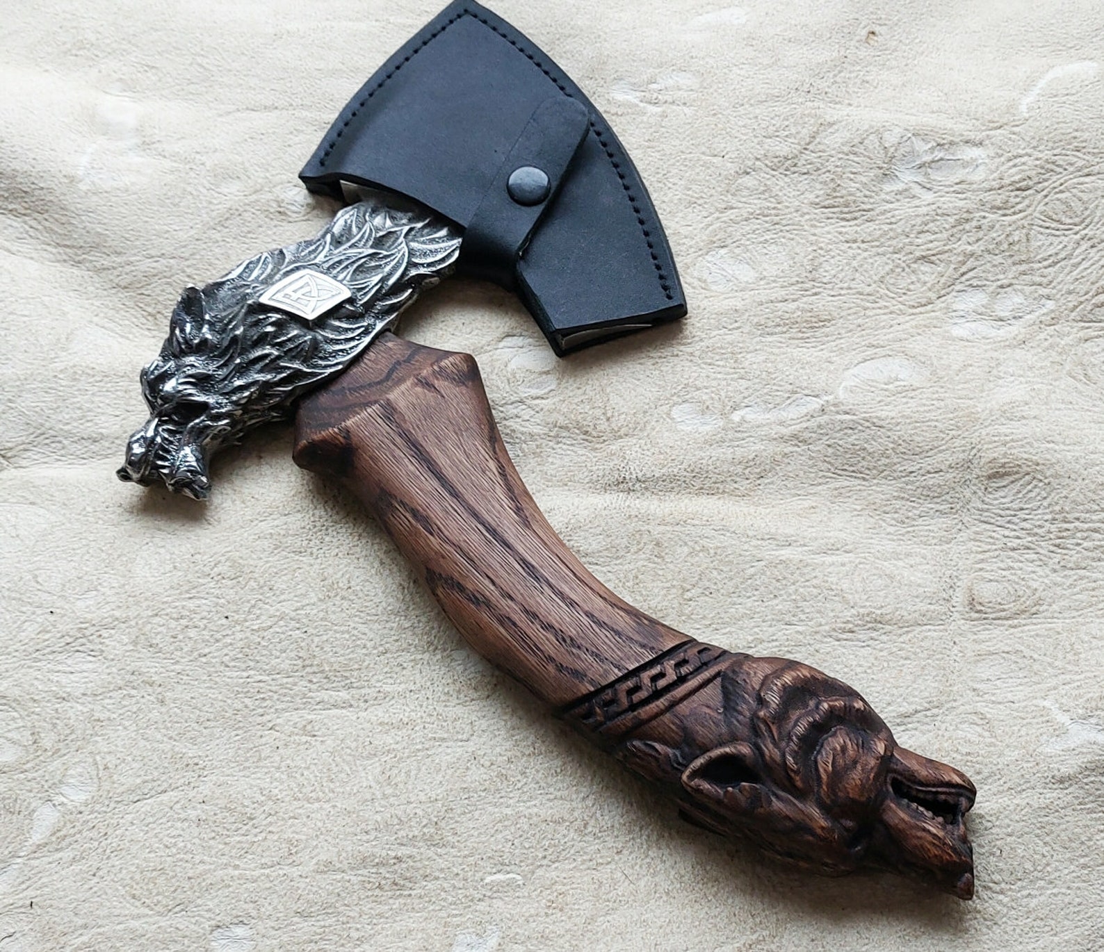 Fist Ax Wolf Fenrir Gift for Man Best Choice Stylish Work Ax - Etsy