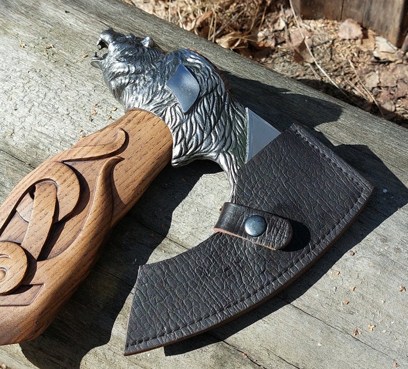 Ax Bear Grizzly Gift for Men, the Best Choice, Stylish Author's Work Ax ...