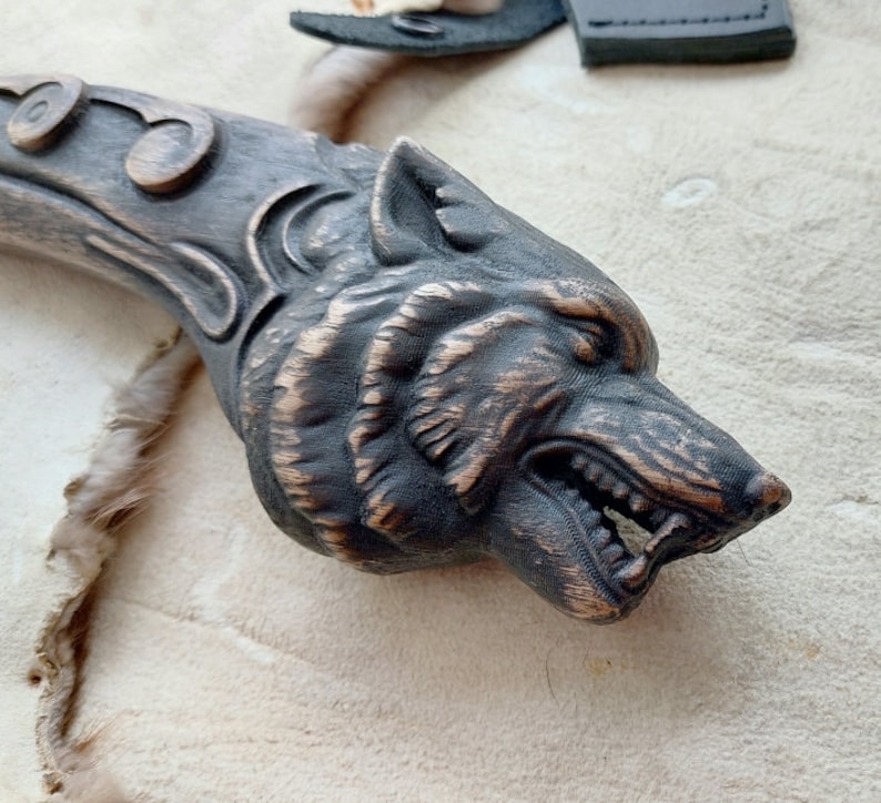 Wolf Ax Gift for Men, Best Choice, Stylish Handmade Ax, Collectible ...