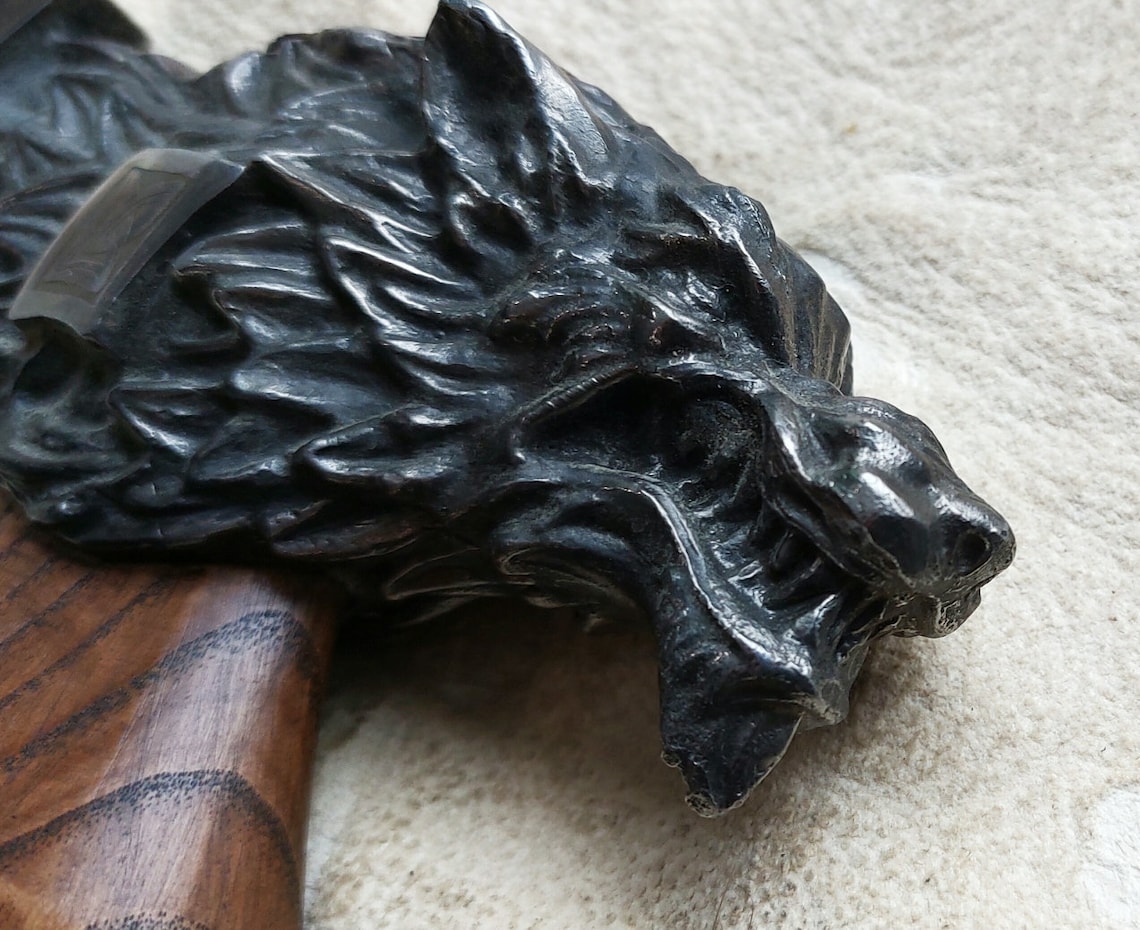 Fist Ax Wolf Fenrir Gift for Man Best Choice Stylish Work Ax - Etsy