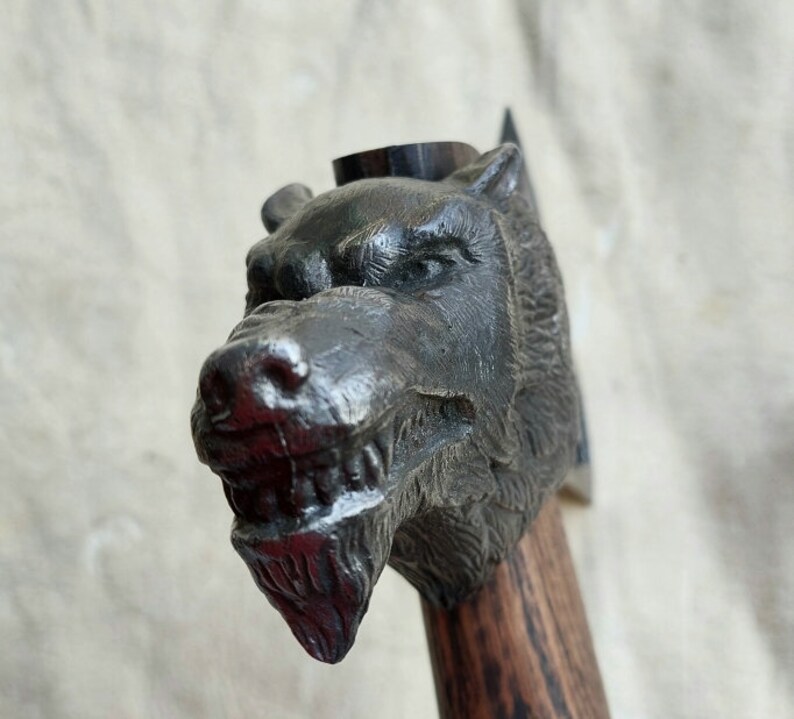 Wolf Ax Gift for Men, Best Choice, Stylish Handmade Ax, Collectible ...