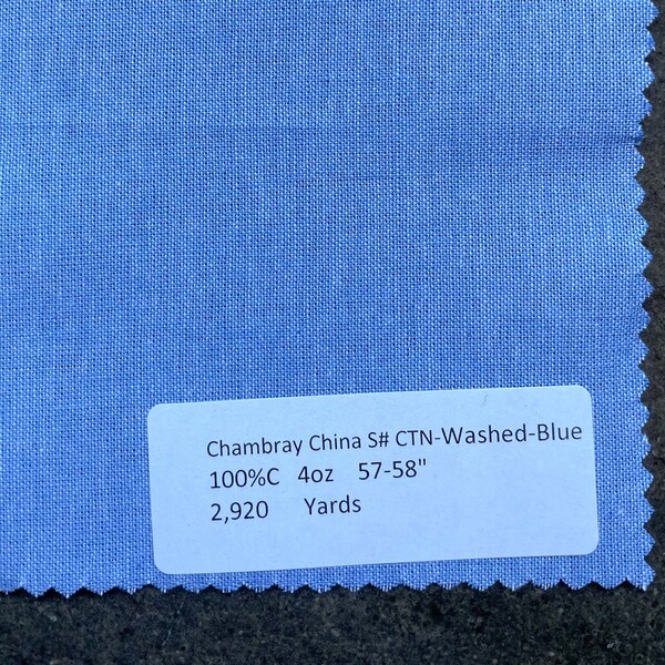 Chambray Fabric - Etsy