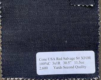 Red Denim Fabric - Etsy