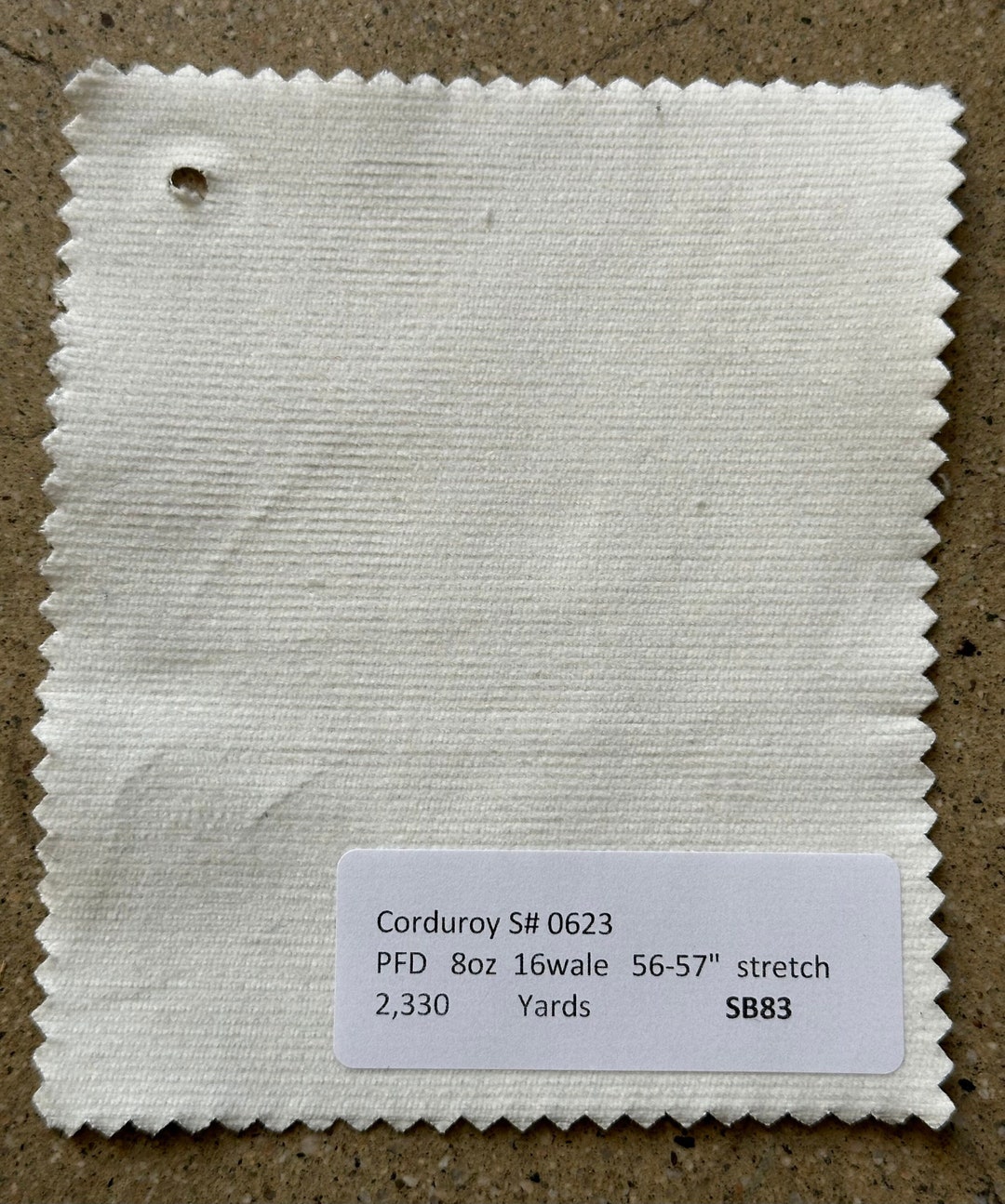 3 Yards 16 Wale PFD Corduroy 56" 8 Oz Stretch Fabric - Etsy
