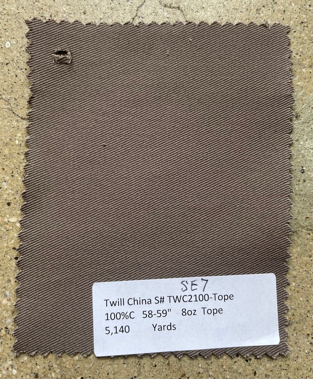 3 Yards Light Brown Twill Tope Twill Fabric 8 Oz 100% Cotton 58” - Etsy