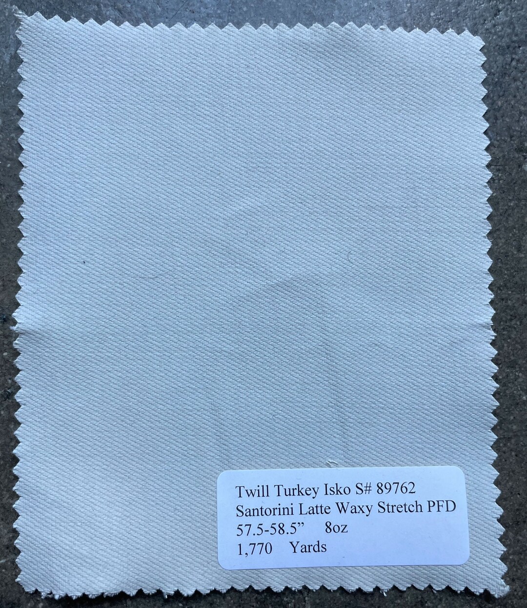 PFD Waxy Stretch Twill Fabric by the Yard 8oz 57.5-58.5 - Etsy