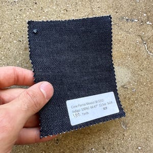 Cone Mexico Indigo Denim Fabric 3 Yards 12.5 Oz Indigo Jean Fabric 100% ...