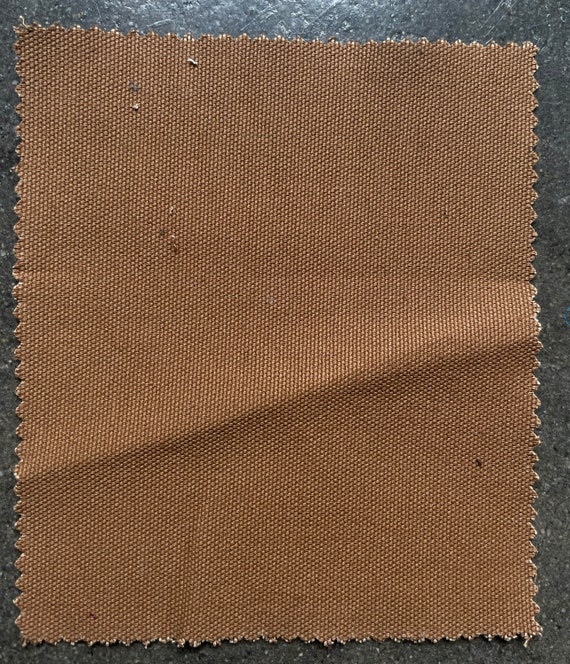 Brown / Tan Duck Canvas Fabric by the yard made in USA | Etsy