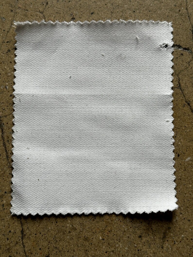 3 Yards White Japanese Bull Denim PFD Fabric Kurabo 11 Oz 98% Cotton 2 ...