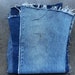 Blue Denim Scrap Fabric Bundle Vintage Denim Scrap Bundle 90s-00s 2 Lb ...