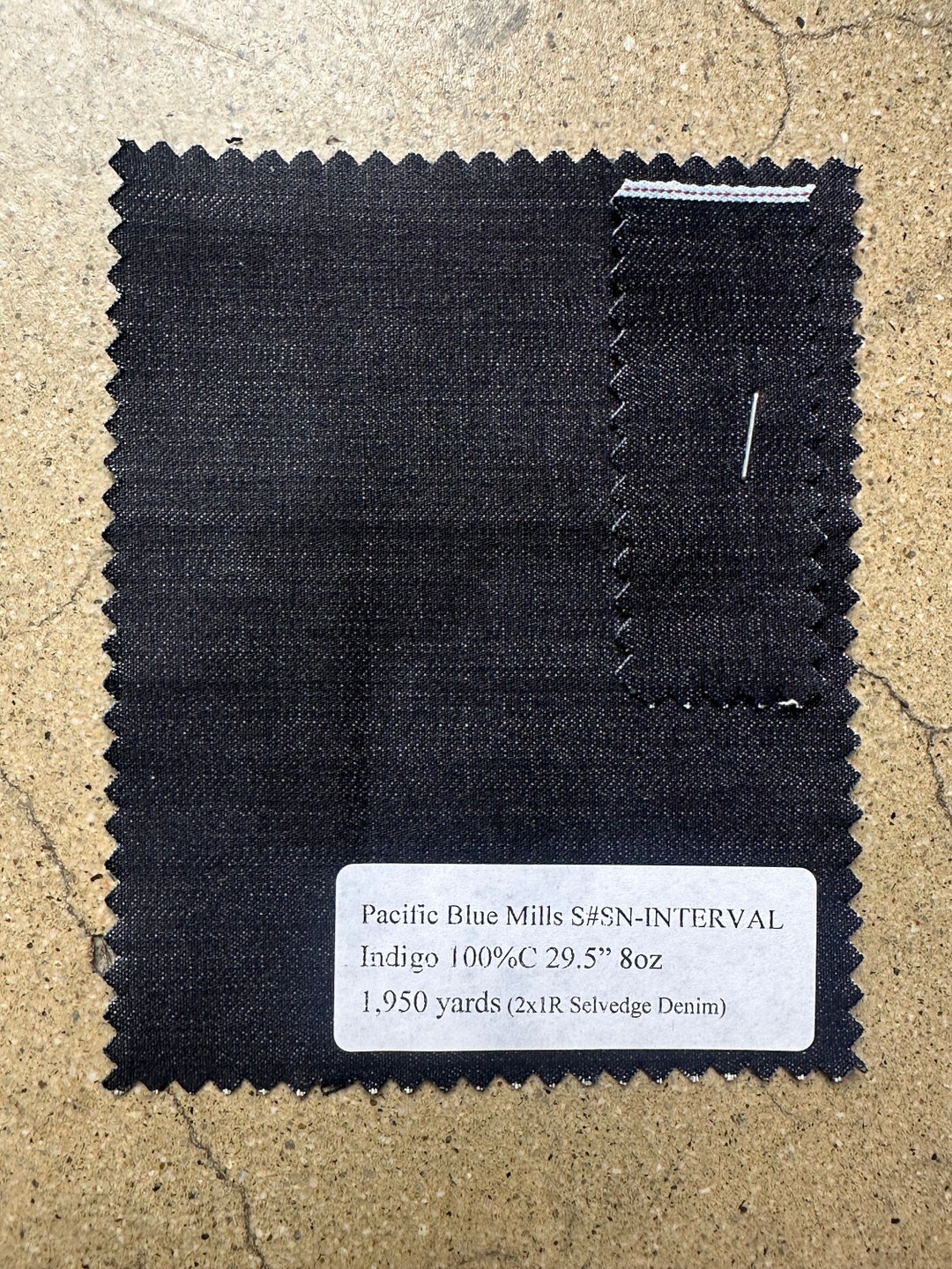 PBM 8 Oz Indigo Selvedge Denim 100% Cotton, 29.5" ( 5 Yards) - Etsy