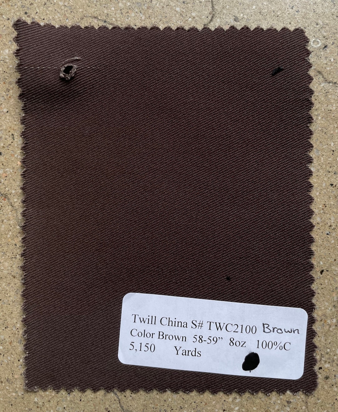 Brown Twill China 3 Yards 58-59” 8oz 100%cotton Midweight Fabric - Etsy