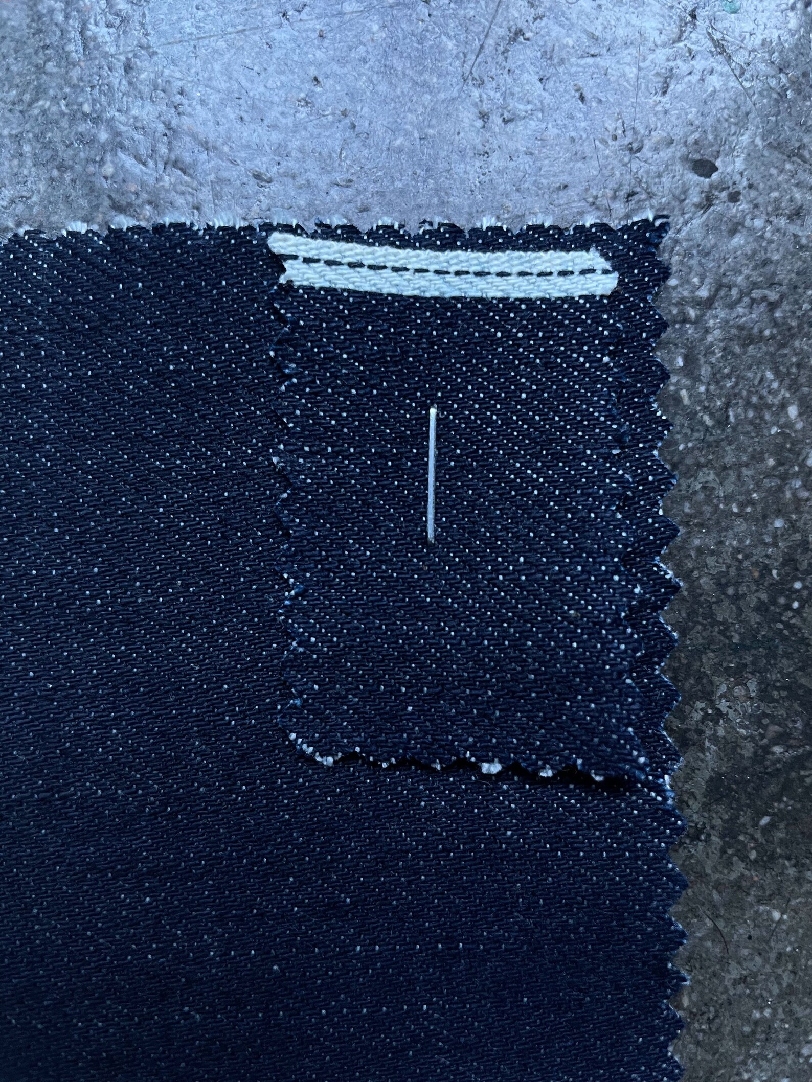 Indigo Salvage Denim USA CONE Blue Selvedge 12 Oz Cotton - Etsy