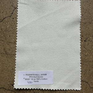PFD Bull Denim Fabric 3 YARDS 12oz 100% Cotton 59/60" - Etsy