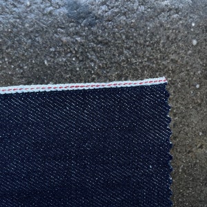 Indigo Cone USA Red Salvage Denim 12 Oz Heavyweight Raw Denim Fabric by ...