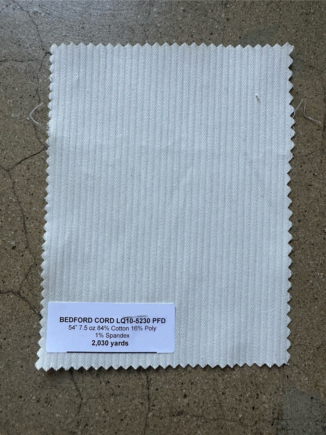 PFD Bedford Corduroy Fabric: Cotton Poly Spandex Blend - 3 Yards - Etsy