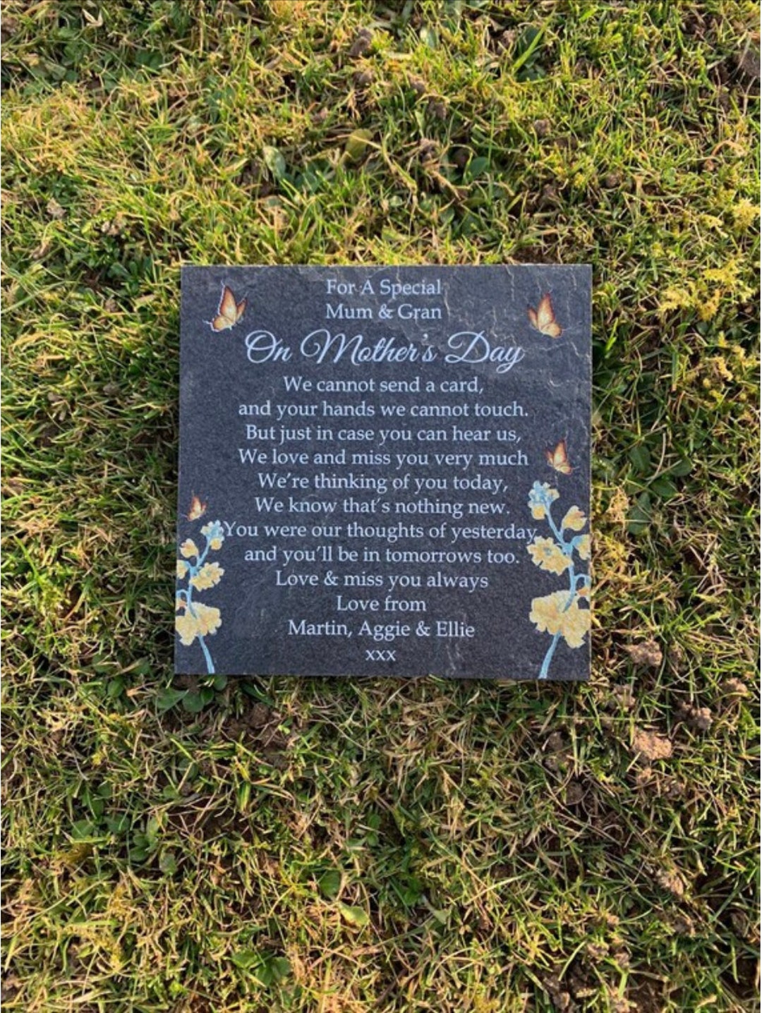 Grave, Memorial, Slate, Memorial Plaque, in Loving Memory, Grave Marker ...