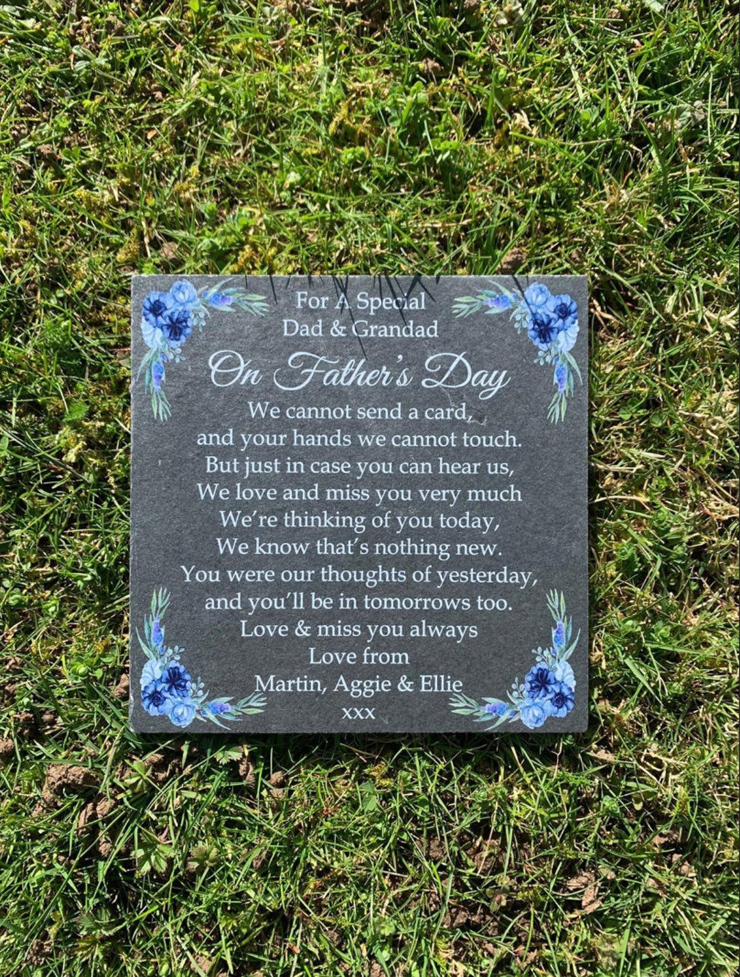 Grave, Memorial, Slate, Memorial Plaque, in Loving Memory, Grave Marker ...