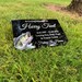 Temporary Headstone, Personalised Gravestone, Fishing, Fish, Gone ...