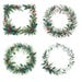 Christmas Frames Clip Art - JPG Festive Holiday Season Graphics ...