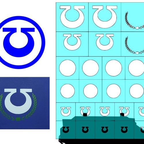 Orcs Stencil for Miniature Wargame Painting - Etsy