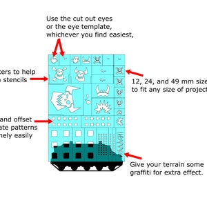 Orcs Stencil for Miniature Wargame Painting - Etsy