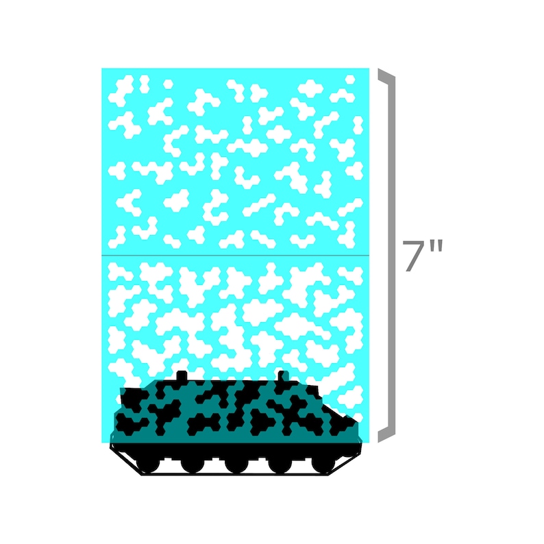 Hex Camo Stencil for Vehicle Miniatures and Wargaming - Etsy